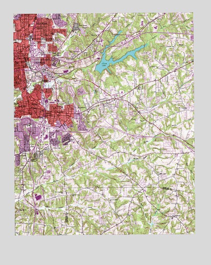 Winston Salem East Nc Topographic Map Topoquest