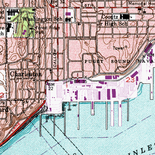 Puget Sound Naval Shipyard Map Printable Maps Online