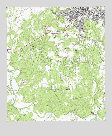 Copperas Cove, TX Topographic Map - TopoQuest