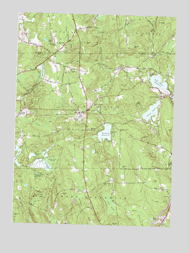 Coventry Center, RI Topographic Map - TopoQuest