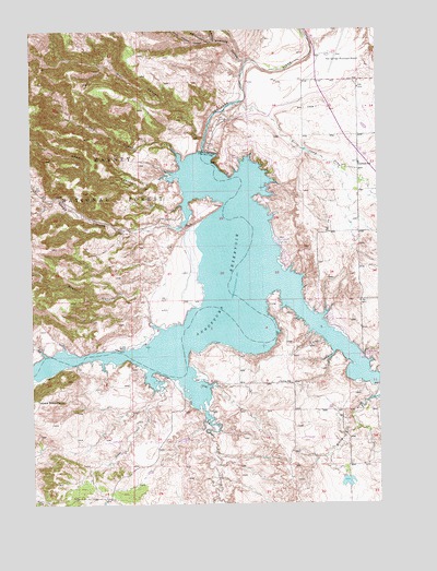 Angostura Reservoir, SD Topographic Map - TopoQuest