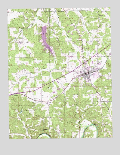 Cuba, MO Topographic Map - TopoQuest