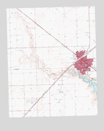 Dalhart West, TX Topographic Map - TopoQuest