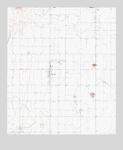 Dell City, TX Topographic Map - TopoQuest