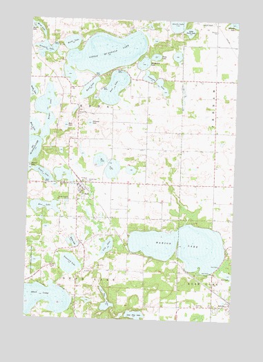 Dent, MN Topographic Map - TopoQuest
