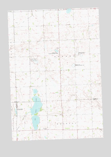 Dry Wood Lake, MN Topographic Map - TopoQuest