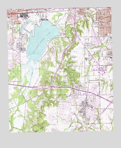 Duncanville, TX Topographic Map - TopoQuest