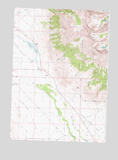 Elkhorn Creek, ID Topographic Map - TopoQuest