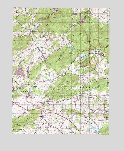 Elverson, PA Topographic Map - TopoQuest