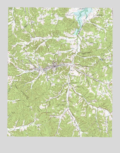Erin, TN Topographic Map - TopoQuest