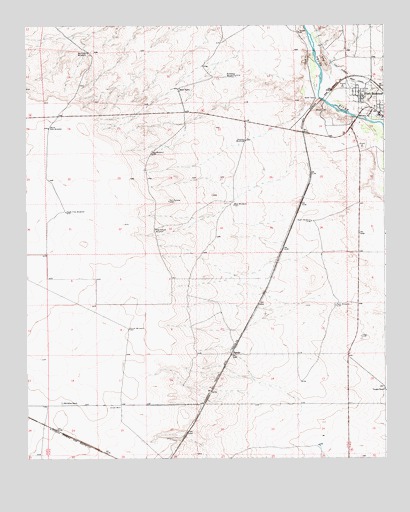 Fort Sumner West, NM Topographic Map - TopoQuest