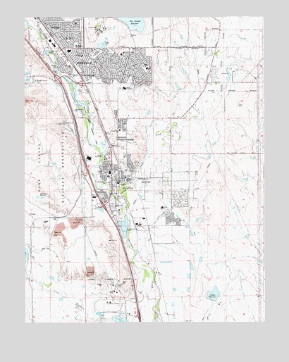 Fountain, CO Topographic Map - TopoQuest