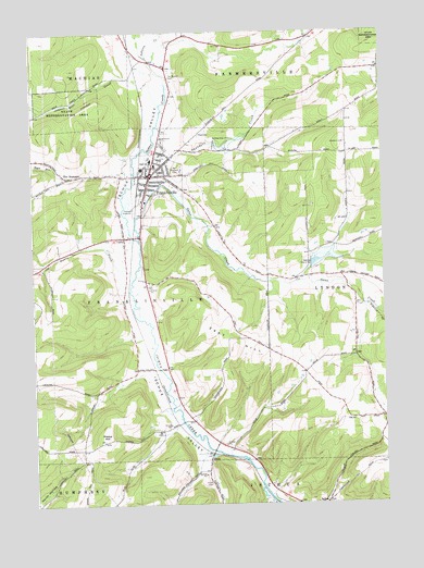 Franklinville Ny Topographic Map Topoquest