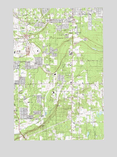 Frederickson, WA Topographic Map - TopoQuest