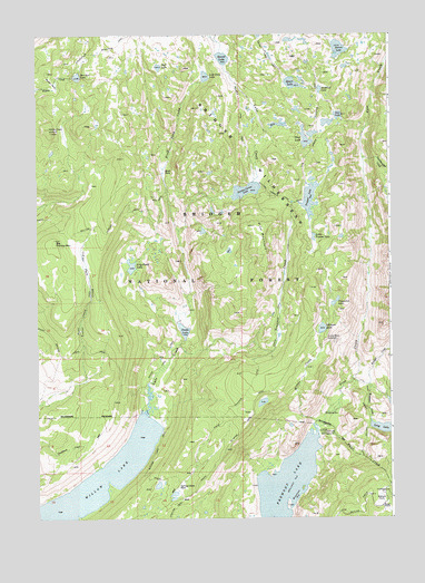 Fremont Lake North, WY Topographic Map - TopoQuest