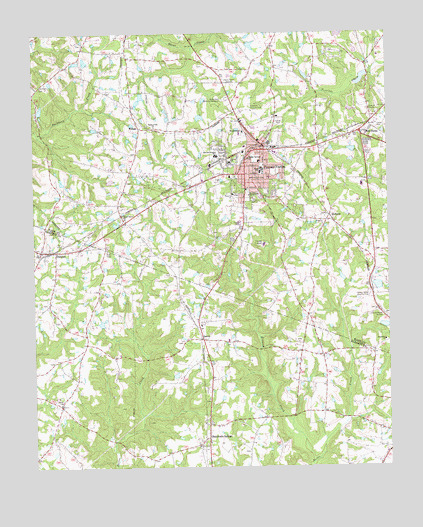 Fuquay-Varina, NC Topographic Map - TopoQuest