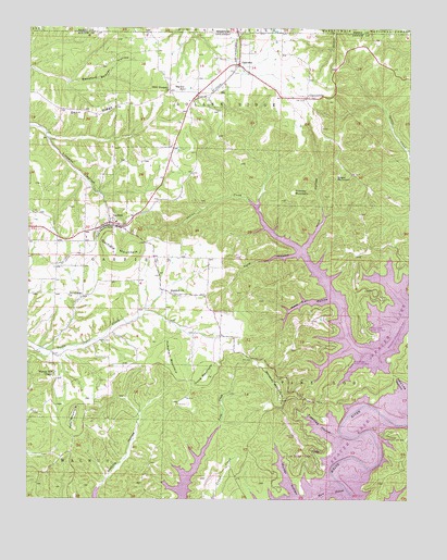 Garfield, AR Topographic Map - TopoQuest