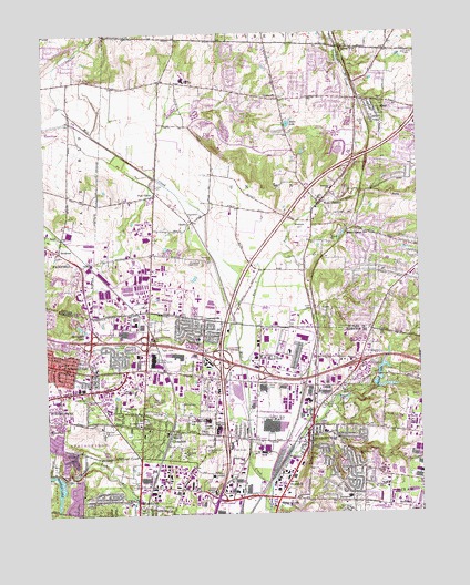 Glendale, OH Topographic Map - TopoQuest