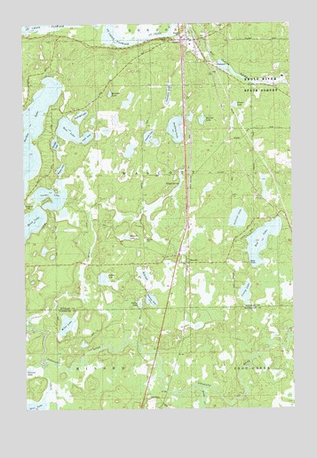 Gordon, WI Topographic Map - TopoQuest