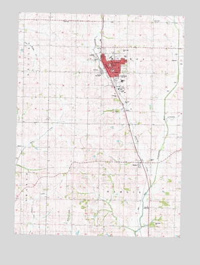 Audubon, IA Topographic Map - TopoQuest