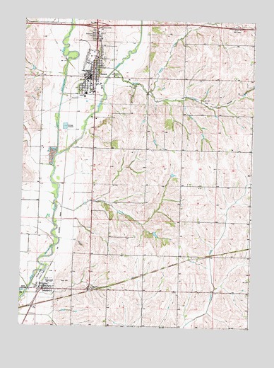 Avoca, IA Topographic Map - TopoQuest