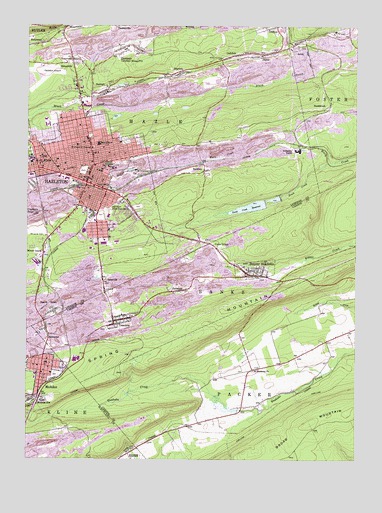 Hazleton, PA Topographic Map - TopoQuest