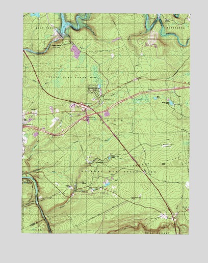 Hickory Run, PA Topographic Map - TopoQuest