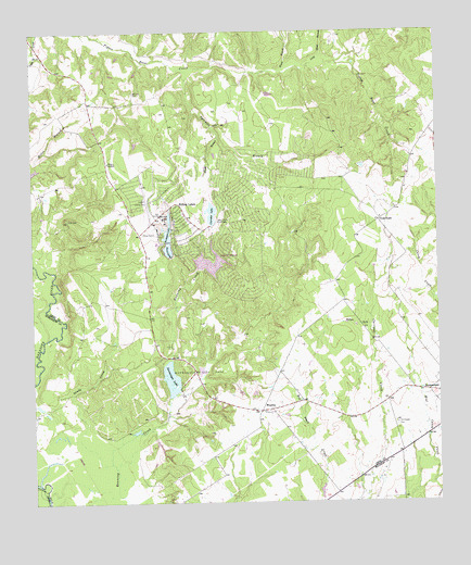 Hilltop Lakes, TX Topographic Map - TopoQuest