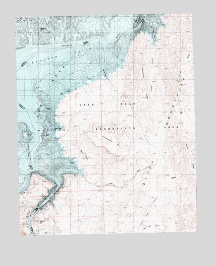 Hoover Dam, NV Topographic Map - TopoQuest