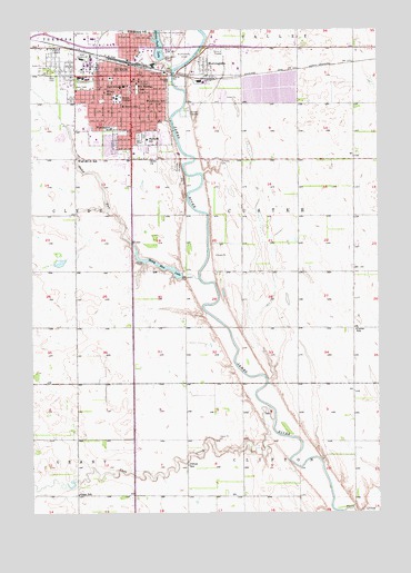 Huron, SD Topographic Map - TopoQuest