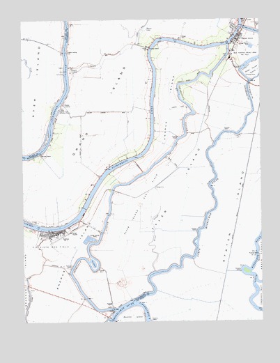 Isleton, CA Topographic Map - TopoQuest