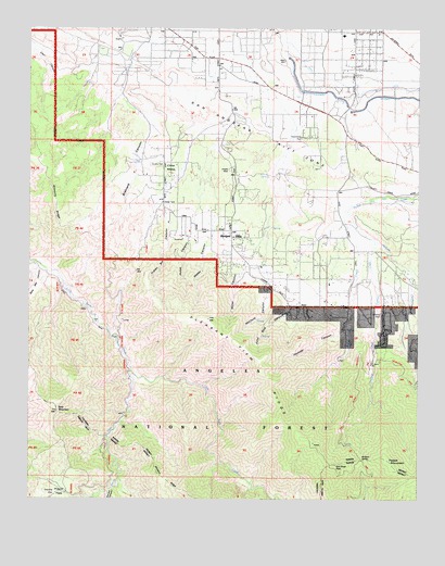 Juniper Hills, CA Topographic Map - TopoQuest