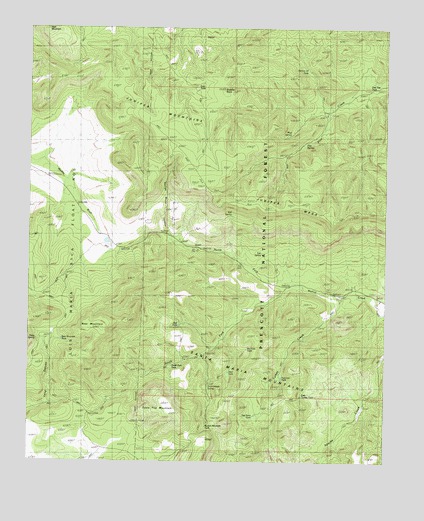 Juniper Mountains, AZ Topographic Map - TopoQuest