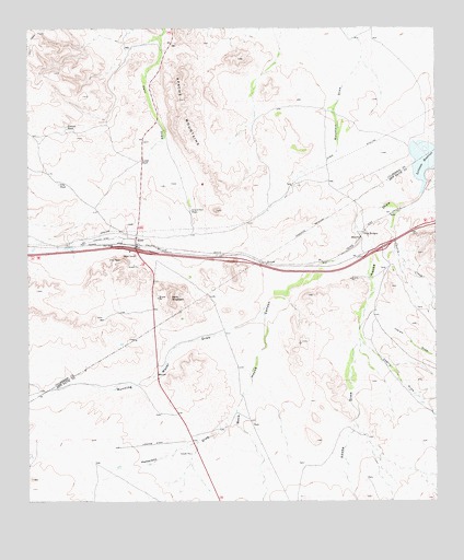 Kent, TX Topographic Map - TopoQuest