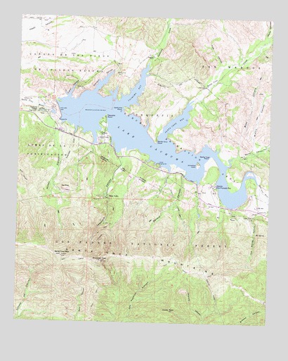 Lake Cachuma, CA Topographic Map - TopoQuest