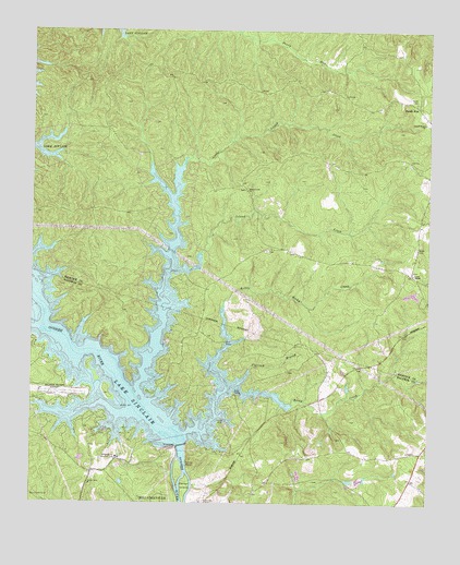 Lake Sinclair East, GA Topographic Map - TopoQuest