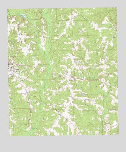 Abbeville East, AL Topographic Map - TopoQuest