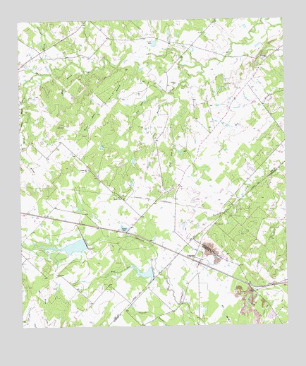 Ledbetter, TX Topographic Map - TopoQuest
