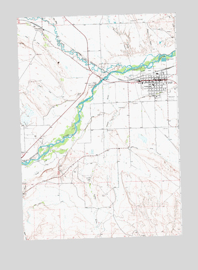 Lovell, WY Topographic Map - TopoQuest