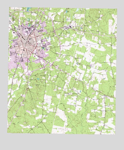 Lufkin, TX Topographic Map - TopoQuest