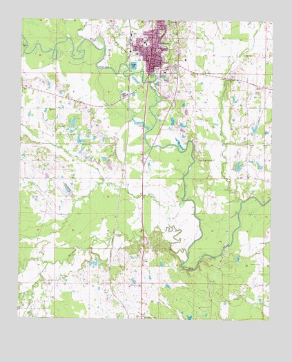 Macon, MS Topographic Map - TopoQuest