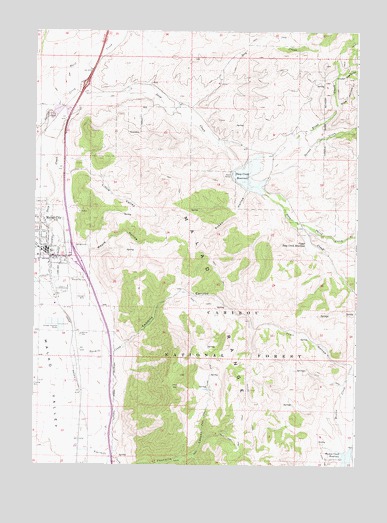 Malad City East, ID Topographic Map - TopoQuest