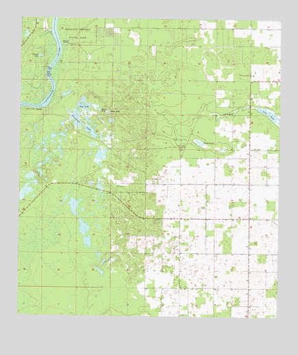 Manatee Springs, FL Topographic Map - TopoQuest