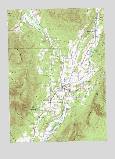 Manchester, VT Topographic Map - TopoQuest
