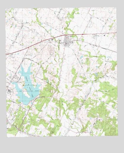 Manor, TX Topographic Map - TopoQuest