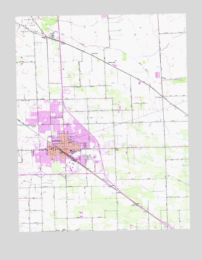 Manteca, CA Topographic Map - TopoQuest