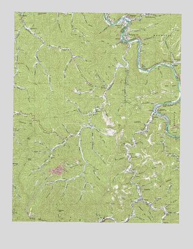 Matewan, WV Topographic Map - TopoQuest