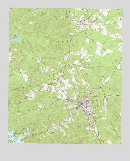 McCormick, SC Topographic Map - TopoQuest