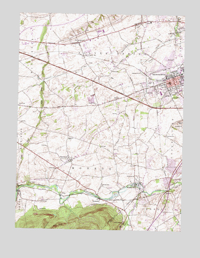 Mechanicsburg, PA Topographic Map - TopoQuest