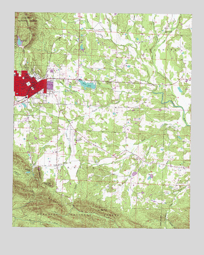 Mena, AR Topographic Map - TopoQuest
